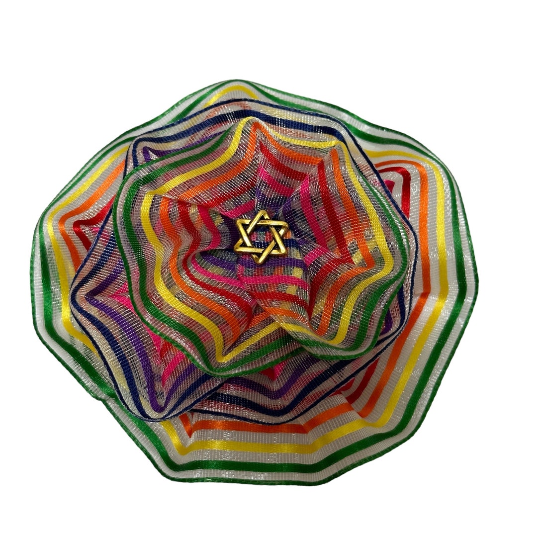 LGBTQ+ Yarmulke, Pride Kippah, Rainbow Kippa - Etsy