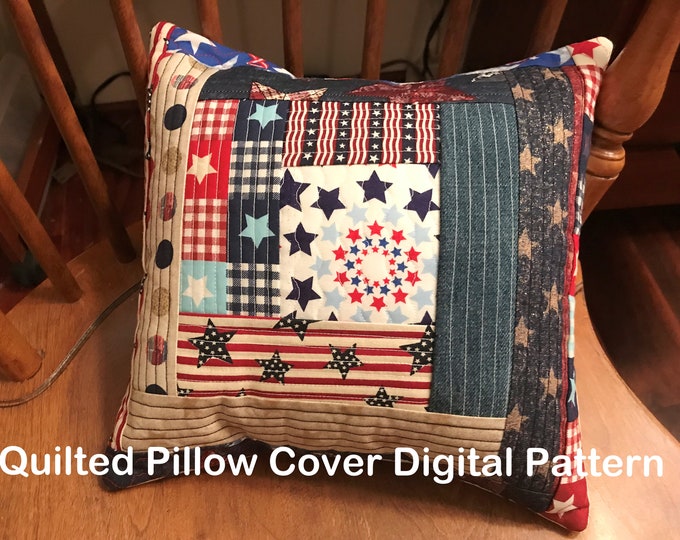 Digital Pattern Drawstring Bag Etsy