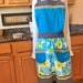 Patsy Turquoise Flower Full Apron Adult One Size - Etsy