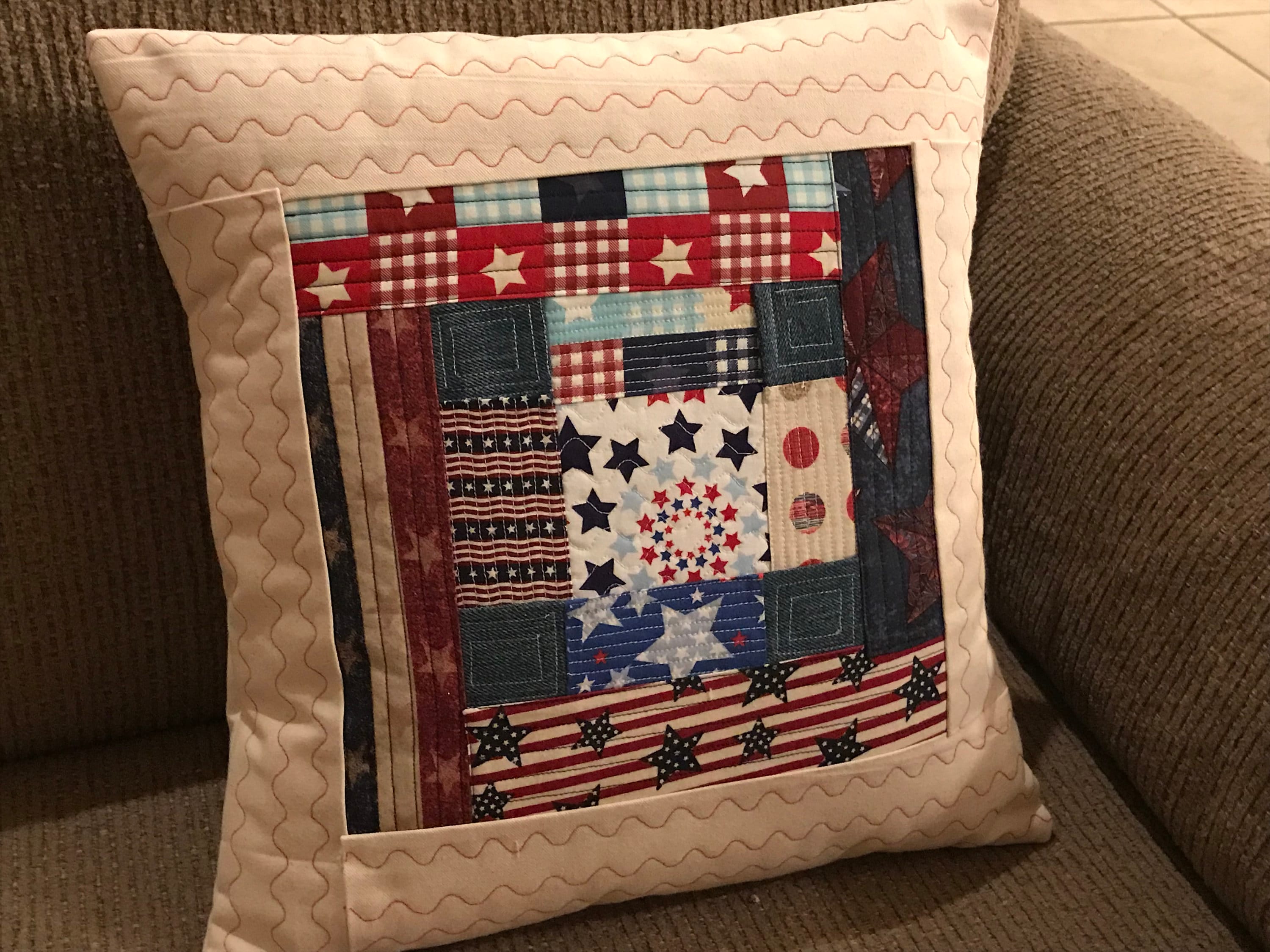 DIGITAL PATTERN - Quilt as You Go Pillow Cover 12" or 14" - Etsy