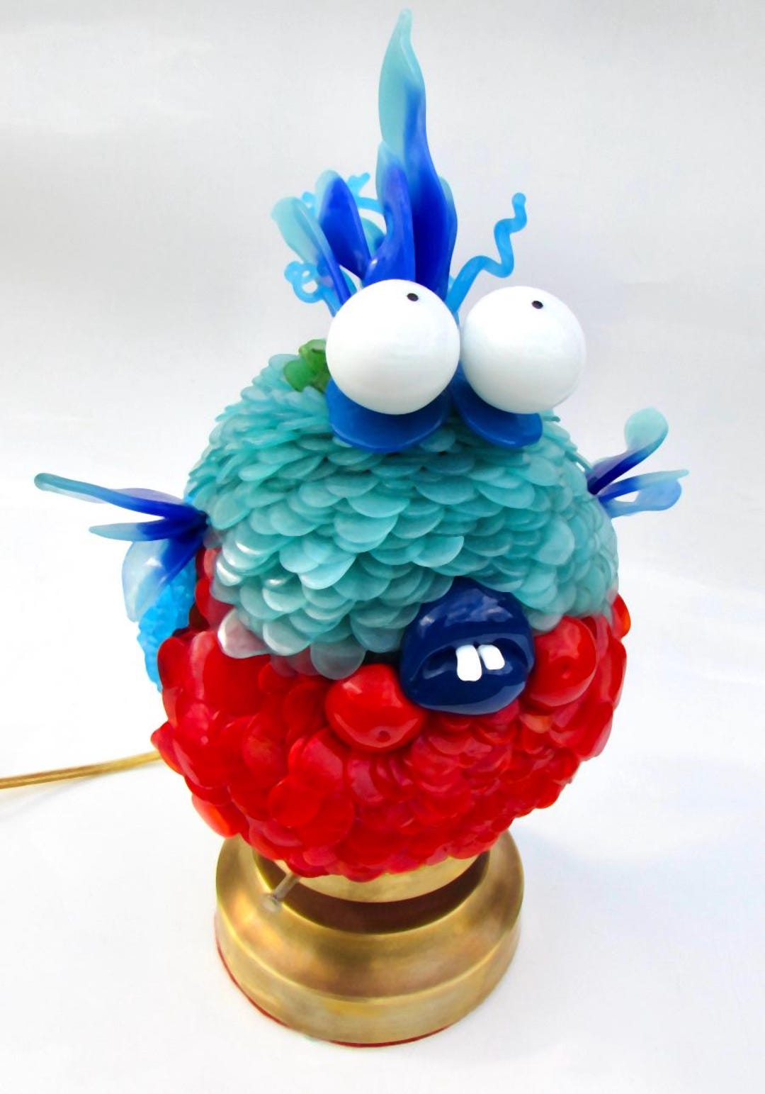 Red Beard Fish Table Lamp - Etsy