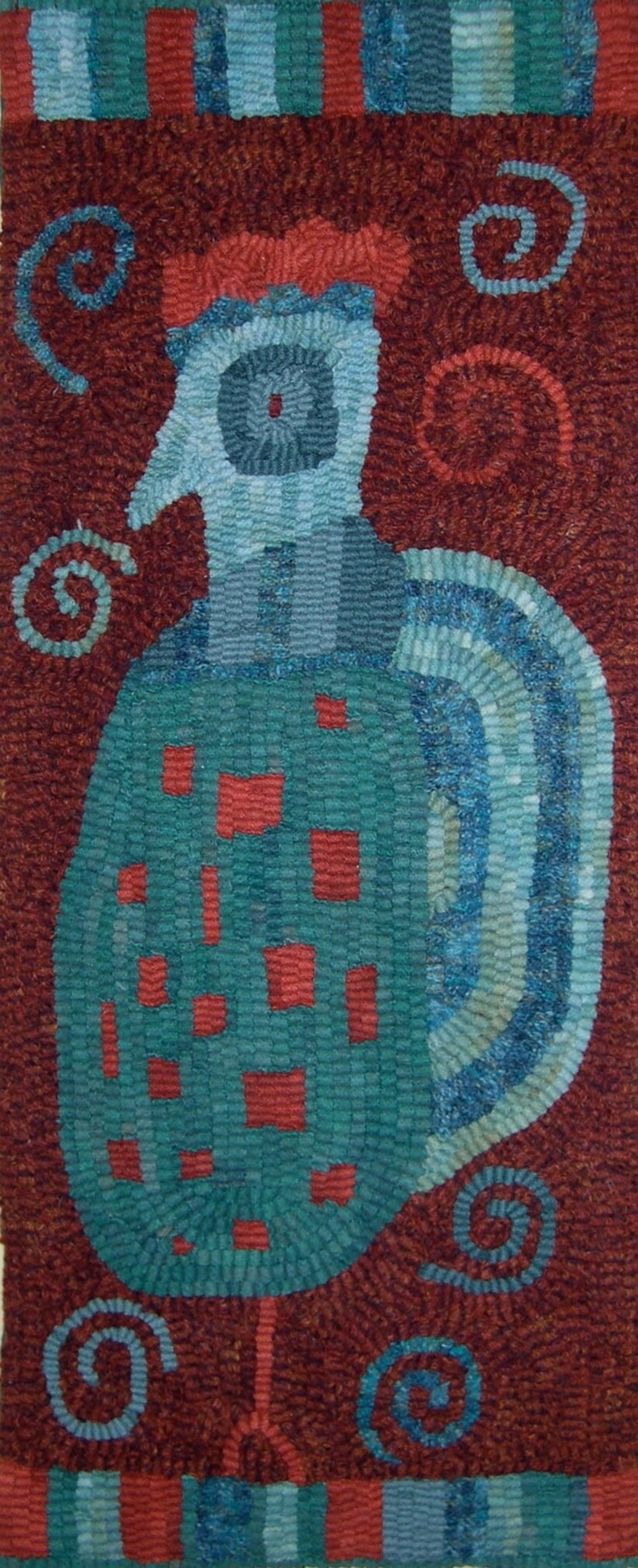 Rooster Rug Hooking Kit - Etsy