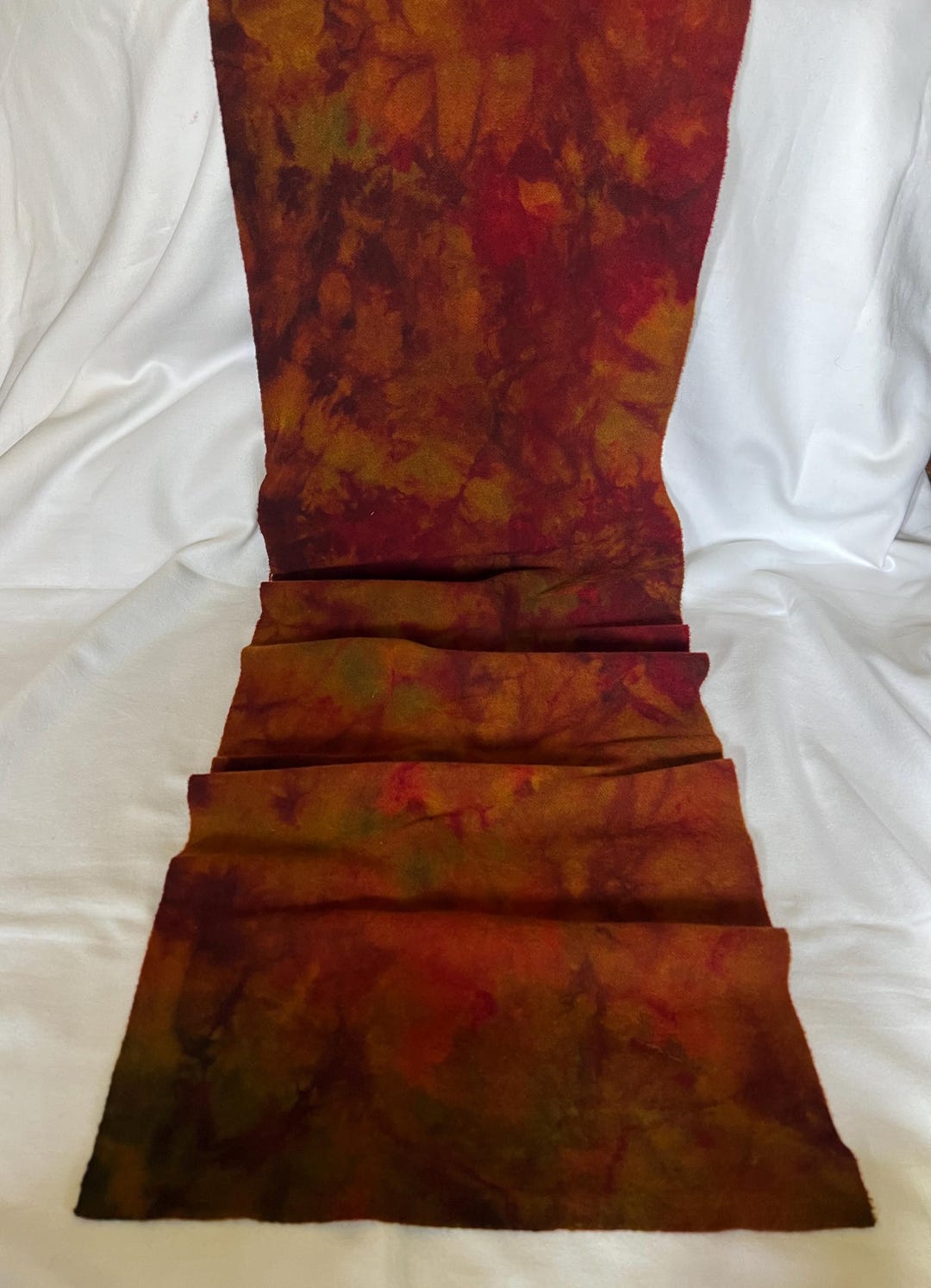 Hand Dyed Spot Wool for Rug Hooking Multicolor Red - Etsy