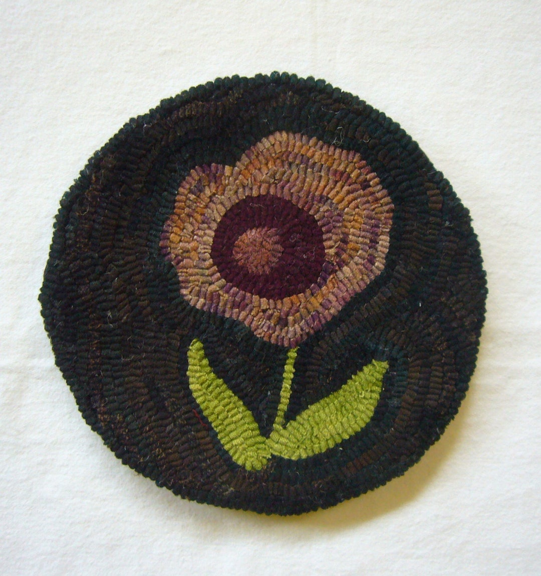 Flower Rug Hooking Kit - Etsy