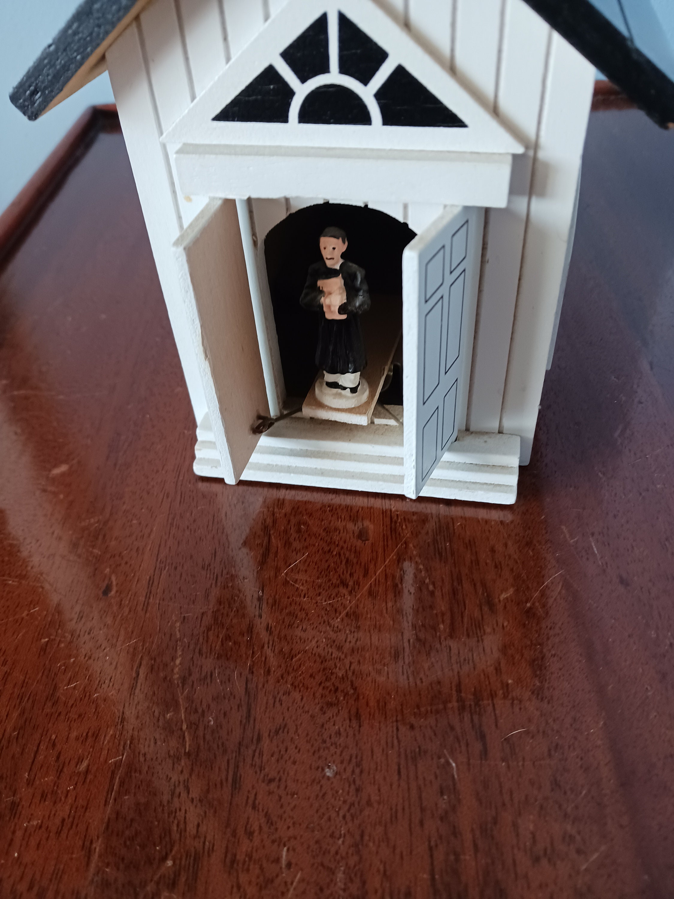 Wooden Church Music Box Amazing Grace - Etsy