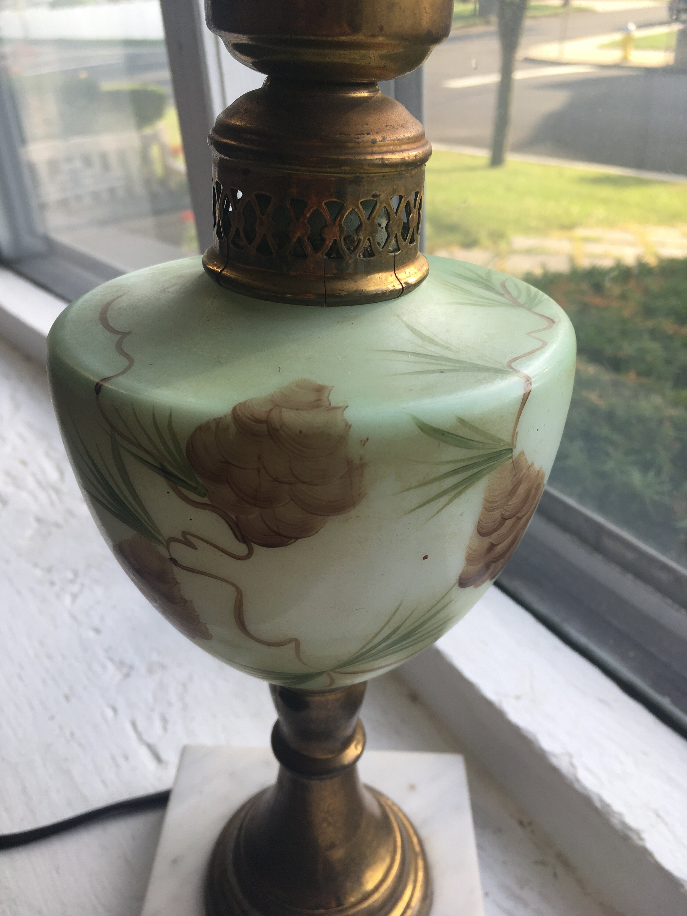 Antique 1920s Hurricane Style Lamp - Etsy
