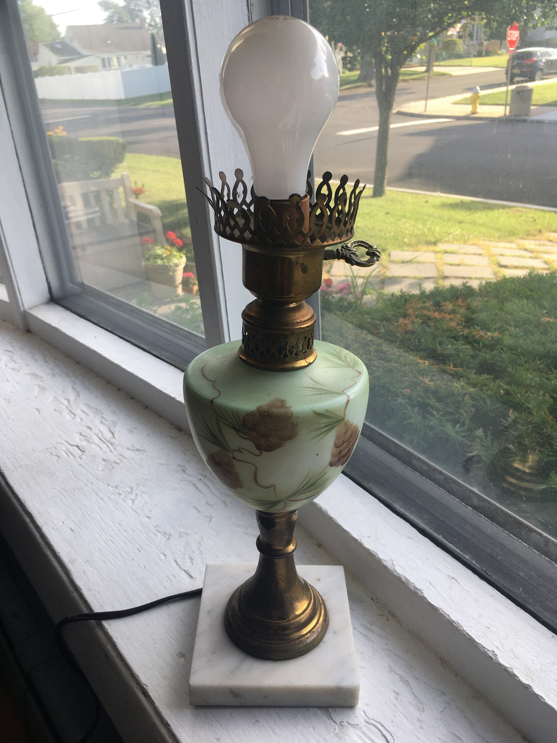 Antique 1920s Hurricane Style Lamp - Etsy