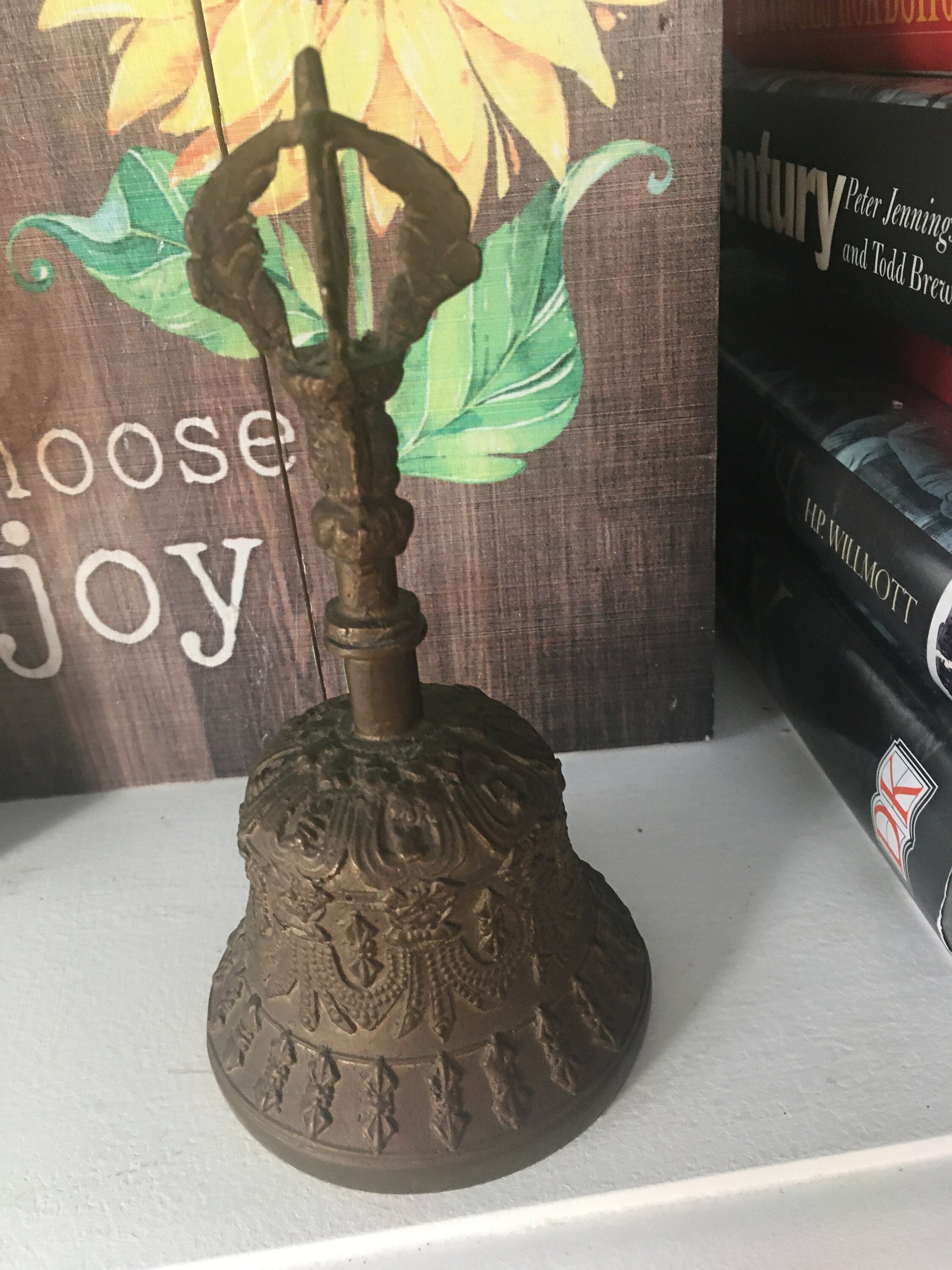 Vintage Brass Indian Prayer Bell - Etsy