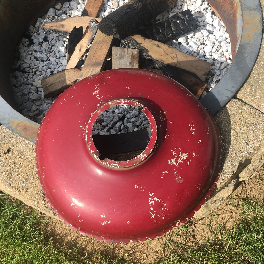 Vintage Red Barn Light Fixture 1920s - Etsy