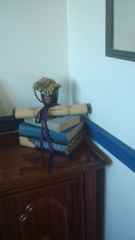 Vintage Stacked Books sheet Music & Silver Vintage Wedding | Etsy