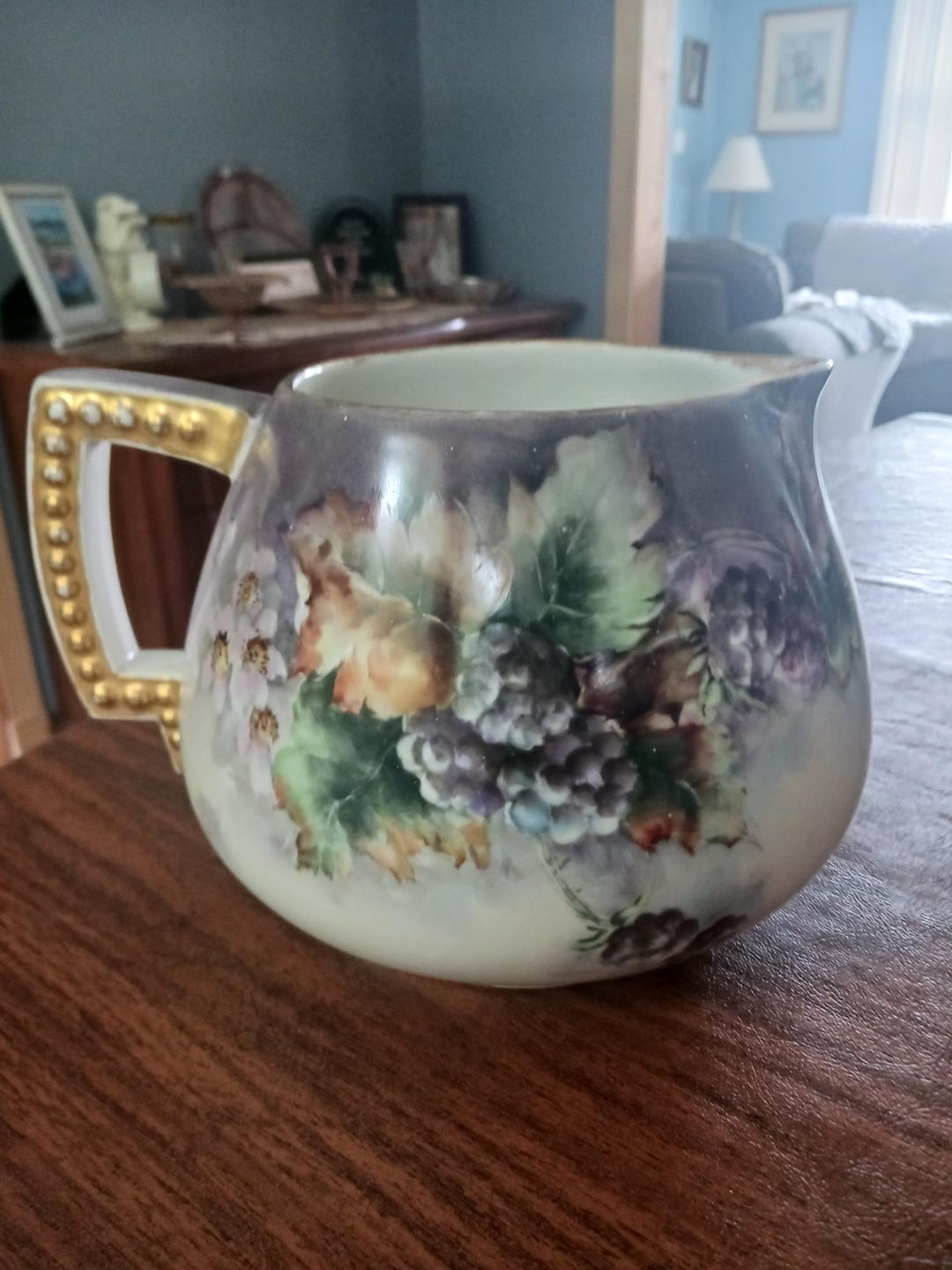 Antique 1900 PL Limoges Cider Pitcher Signed - Etsy