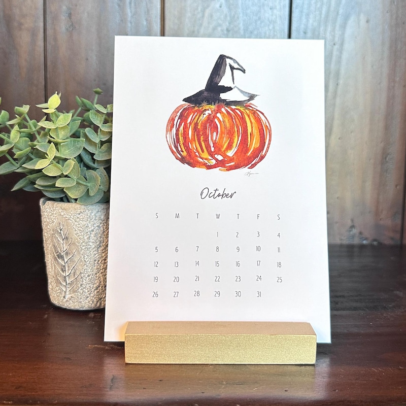 Easel Calendar - Etsy