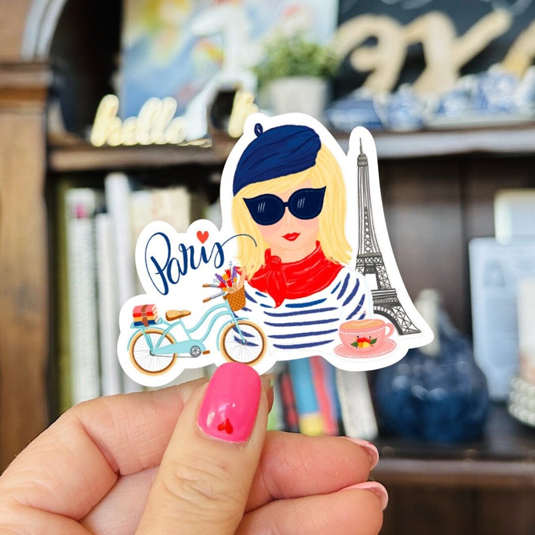 Paris Sticker, Eiffel Tower Sticker, Travel Sticker, Paris Decal ...