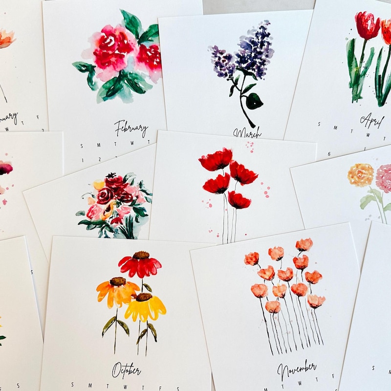 Coloring Calendar Desk - Etsy