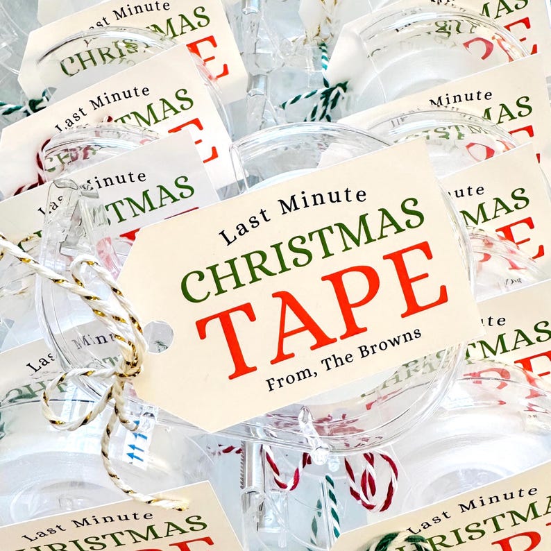 Printable Christmas Gift Tags: Neighbor & Teacher Gifts, Last Minute ...