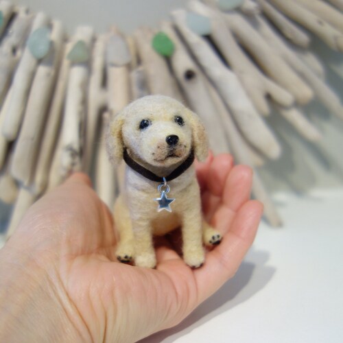 Needle Felted Dog Custom Made Dog Portrait Labrador - Etsy