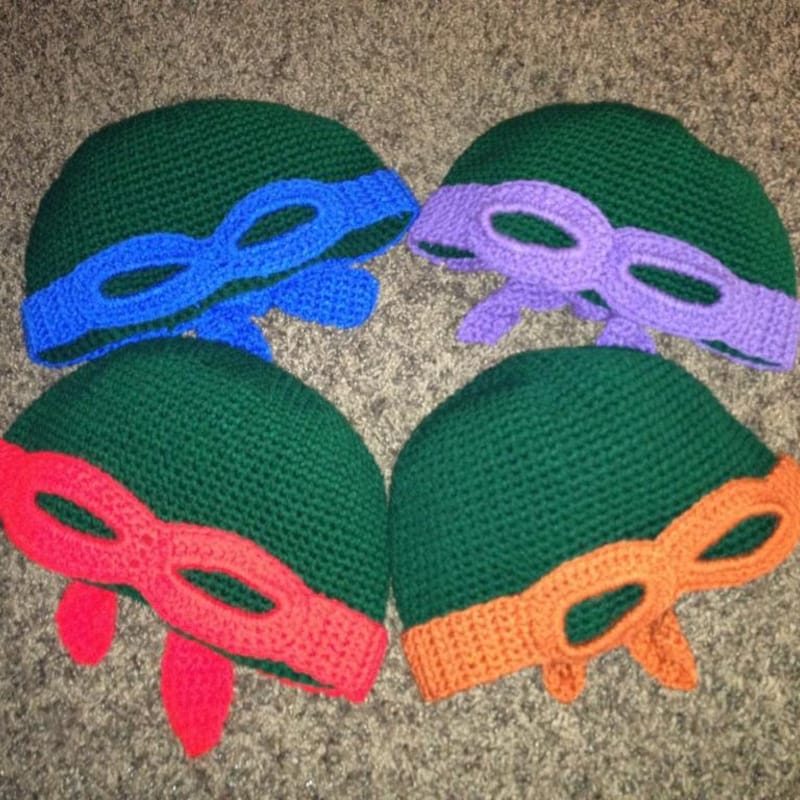 Ninja Turtle Hat - Etsy