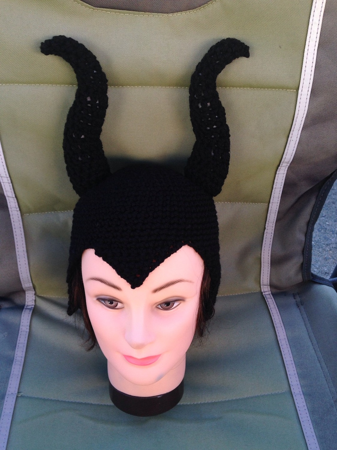 Maleficent (disney, Hat, Beanie) - Etsy