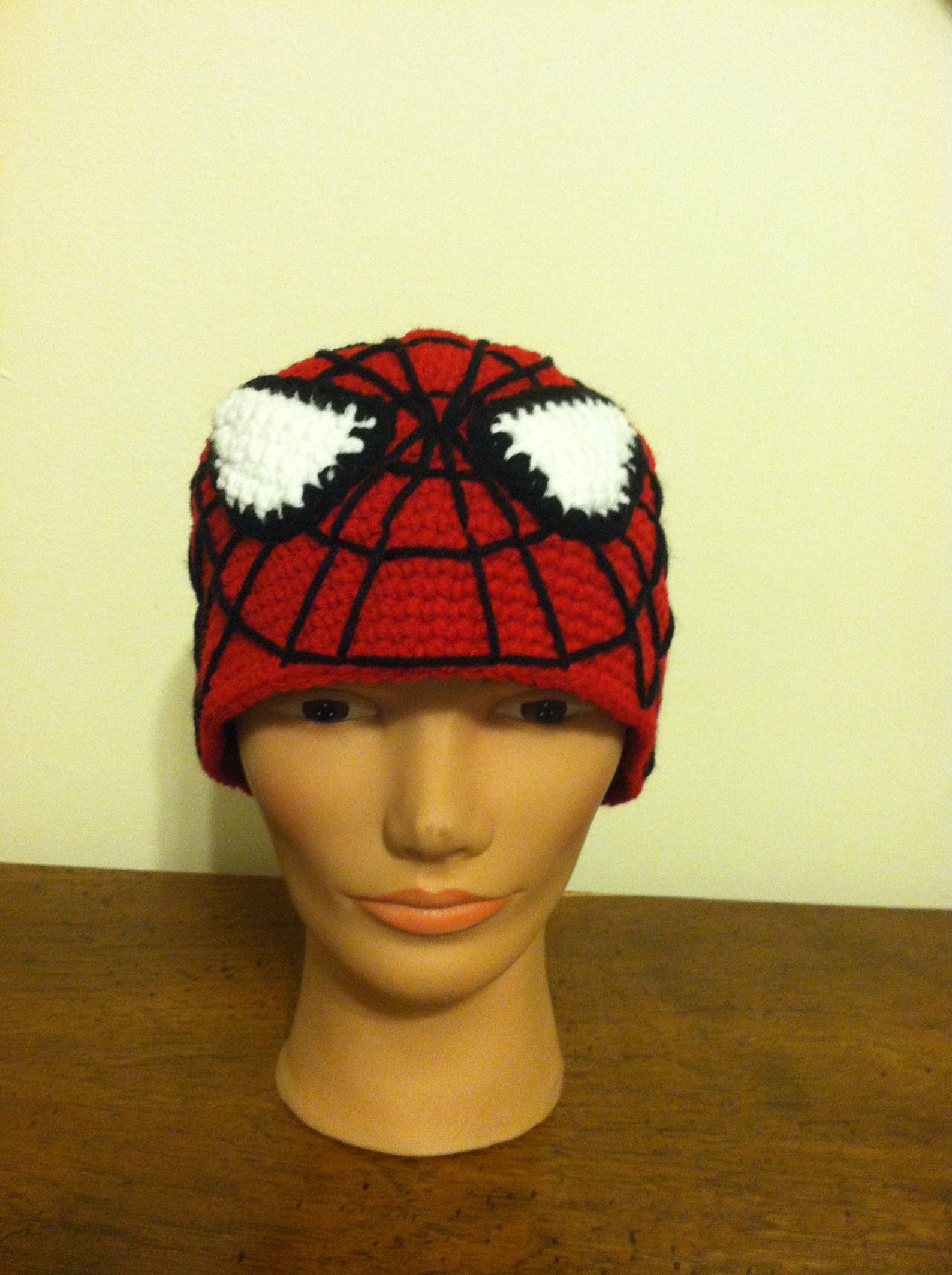 Spiderman (marvel, Black, Red, Beanie, Hat,cap) Spider Man - Etsy