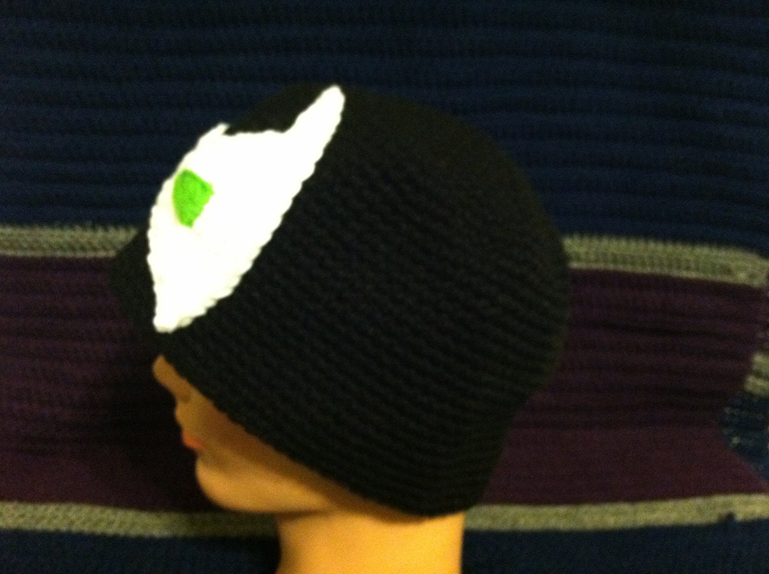 Spawn (black, White, and Green) Crochet Beanie - Etsy