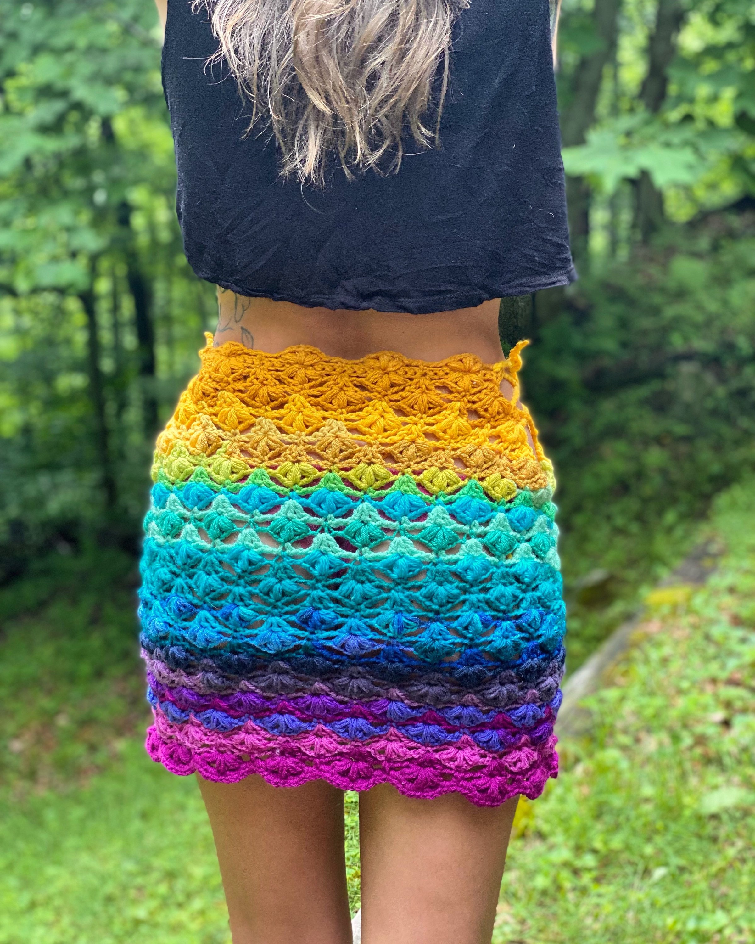 The Calyx Skirt Crochet Pattern - Etsy Canada