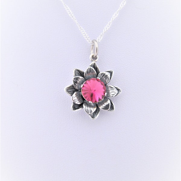 Fuchsia Necklace - Etsy