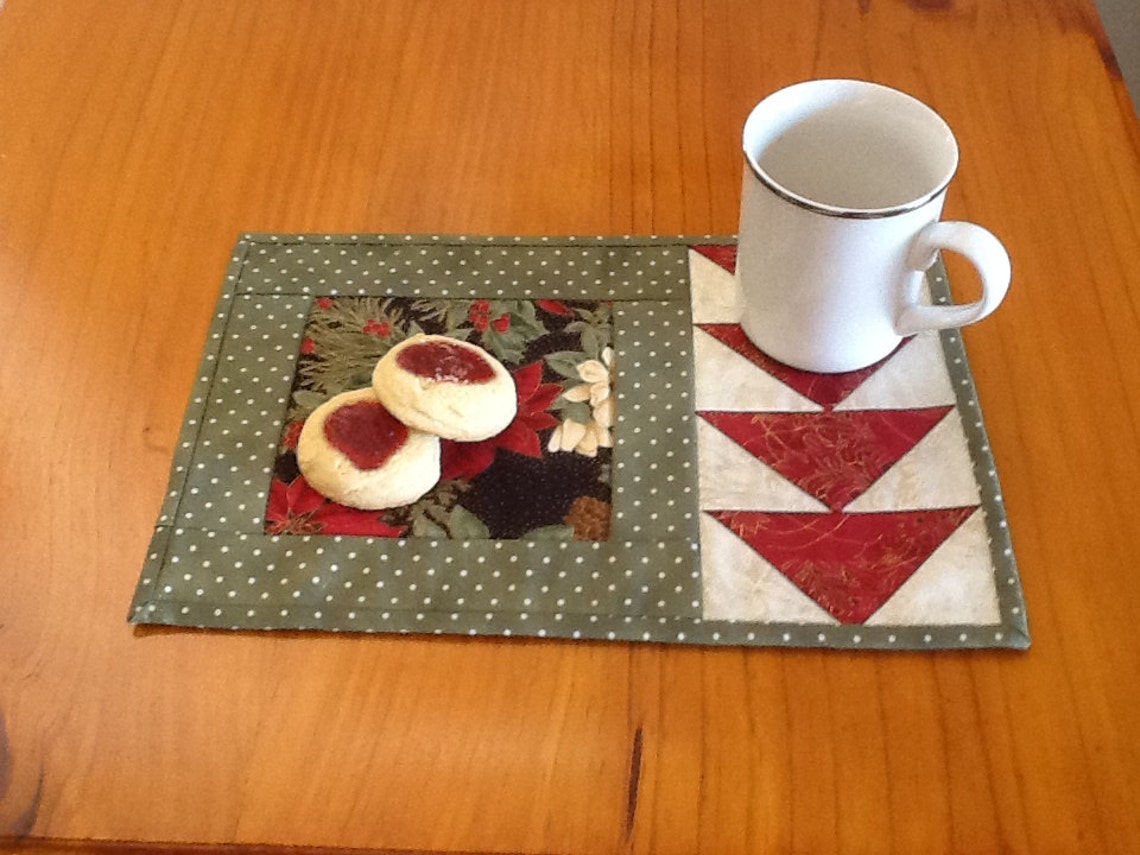 Mug Rug Pattern . Pdf Snack Mat Pattern Set No. 7. Geese and - Etsy