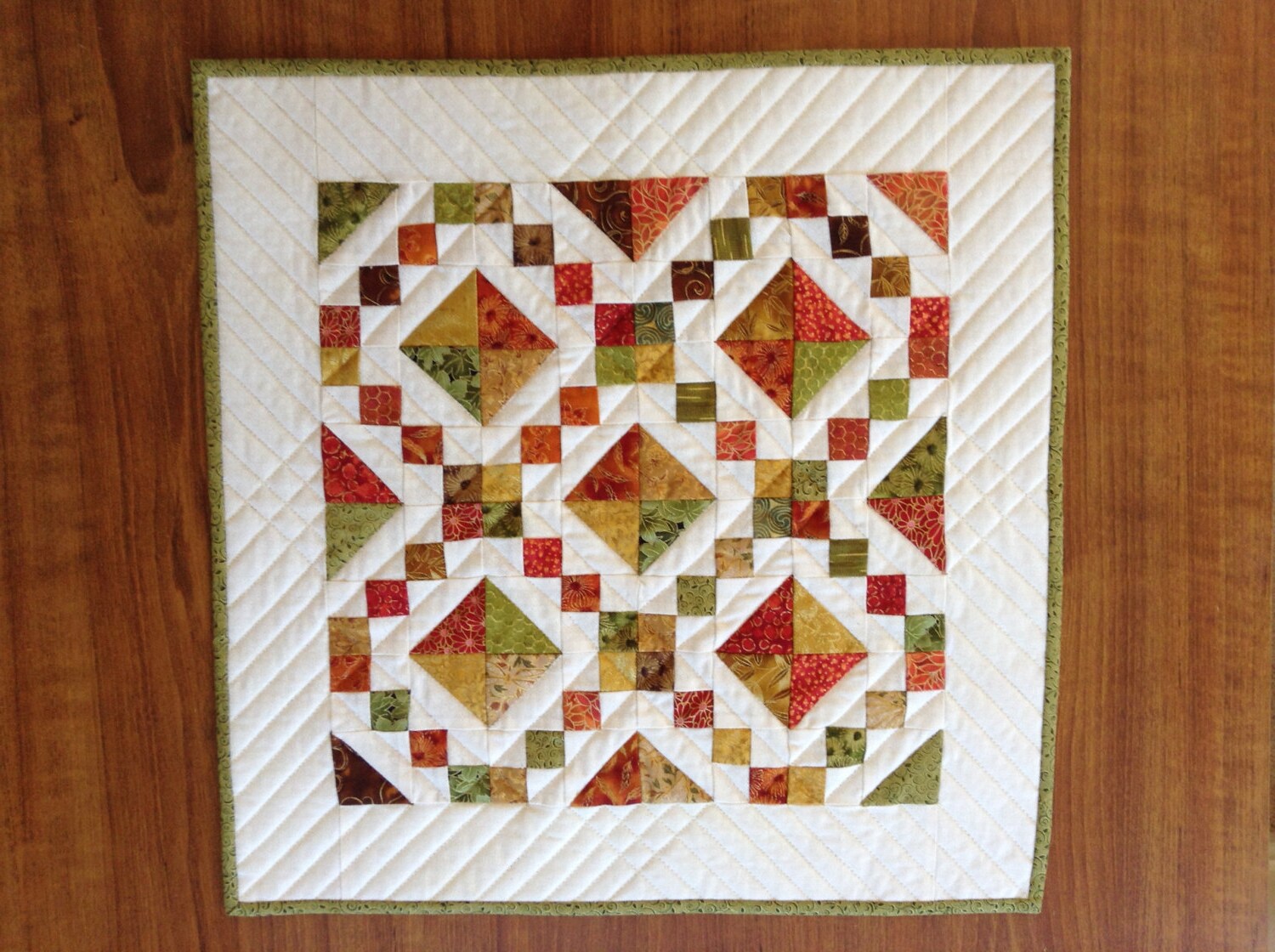 Mini Quilt Pattern, Miniature Quilt Pattern, Candle Mat, Mug Rug, Table ...