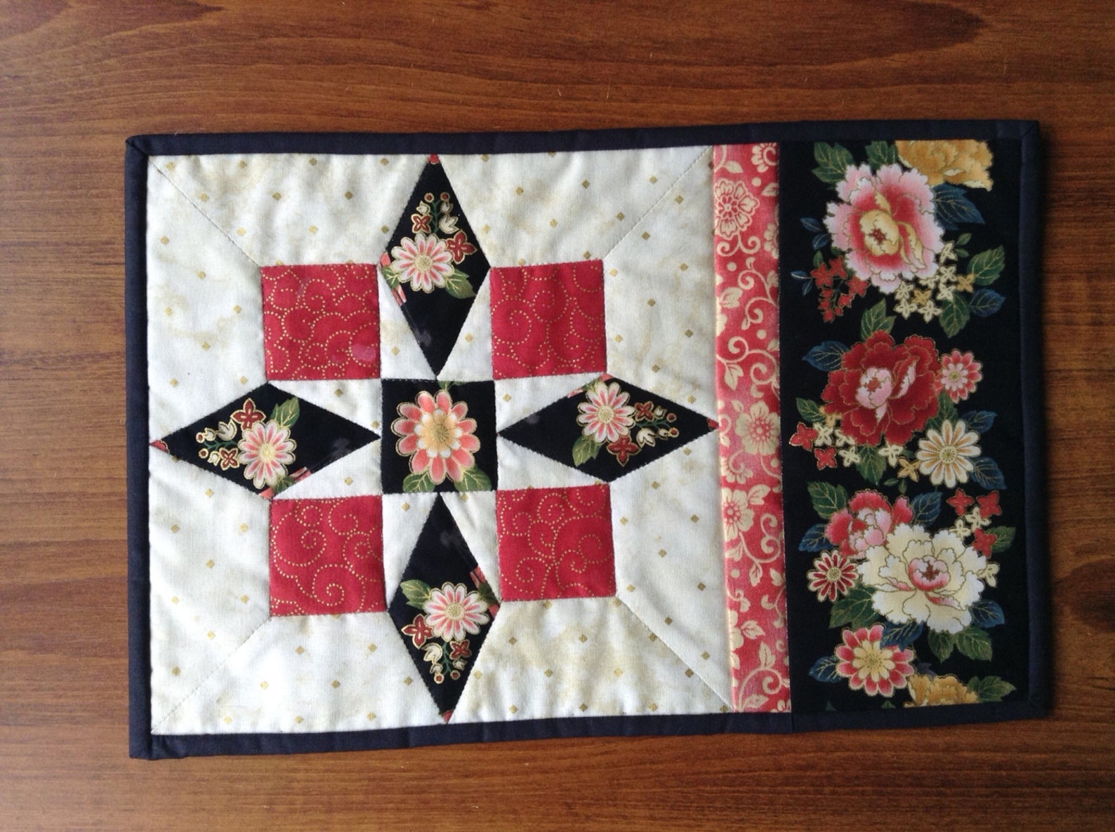 Mug Rug Pattern . Pdf, Snack Mat Pattern, Set No. 7. Geese and Grannies ...