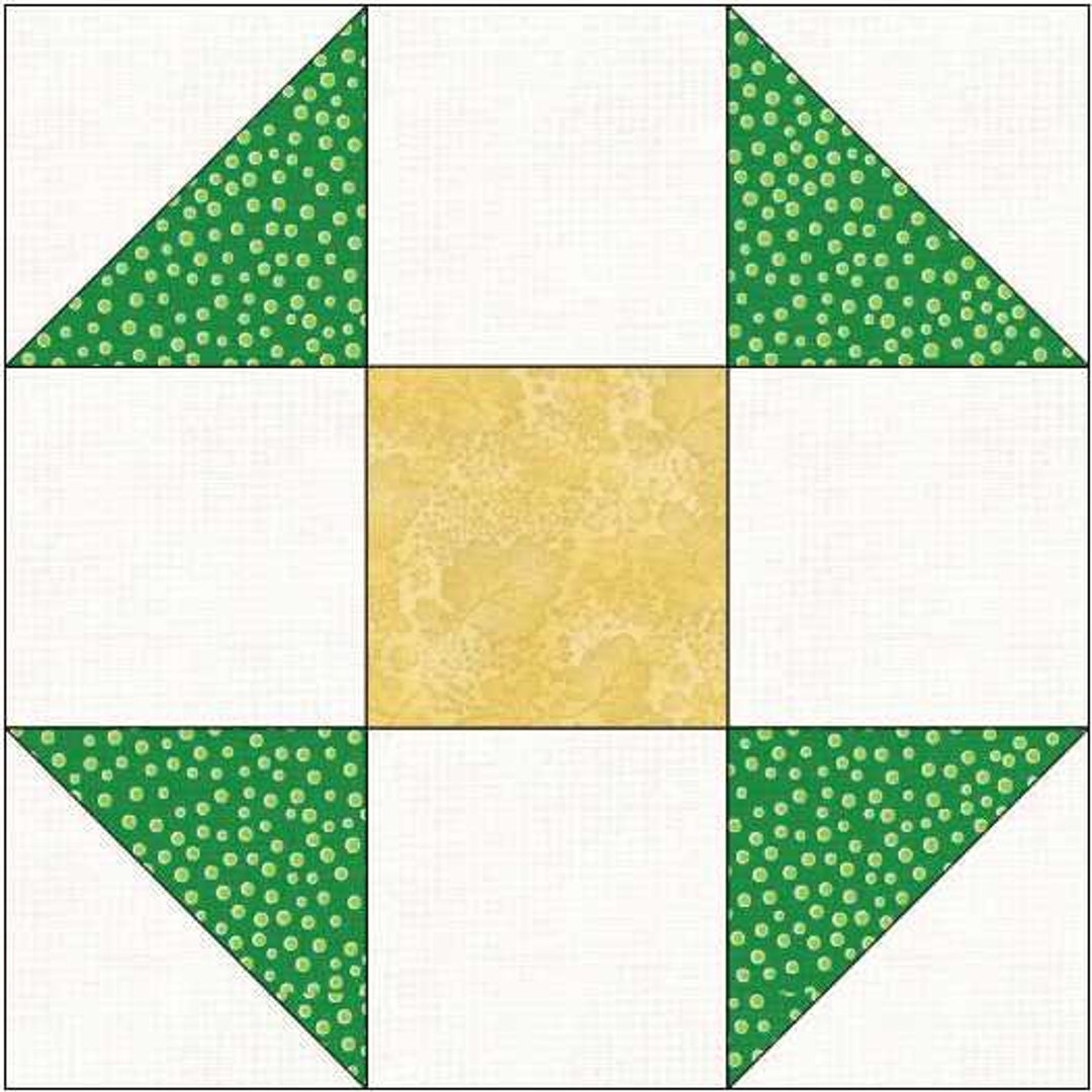 912 Shoo Fly Block Pattern Patchwork Block - Etsy