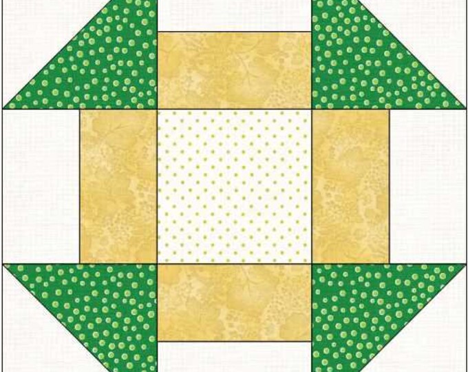 Churn Dash Block Pattern 19 and Half Inch custom Order | Etsy