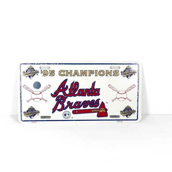 Atlanta Braves License Plate - Etsy