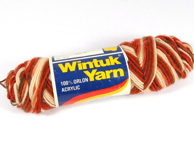 1970s Wintuk Yarn Spice Ombre Yarn Kmart Yarn Ombre Yarn Vintage Orlon ...