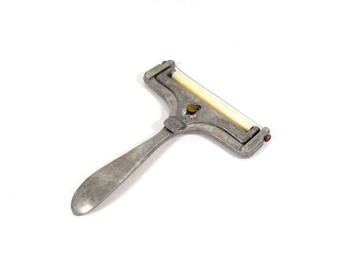 Vintage Adjustable Cheese Slicer Cheese Roller Aluminum Cheese Slicer ...