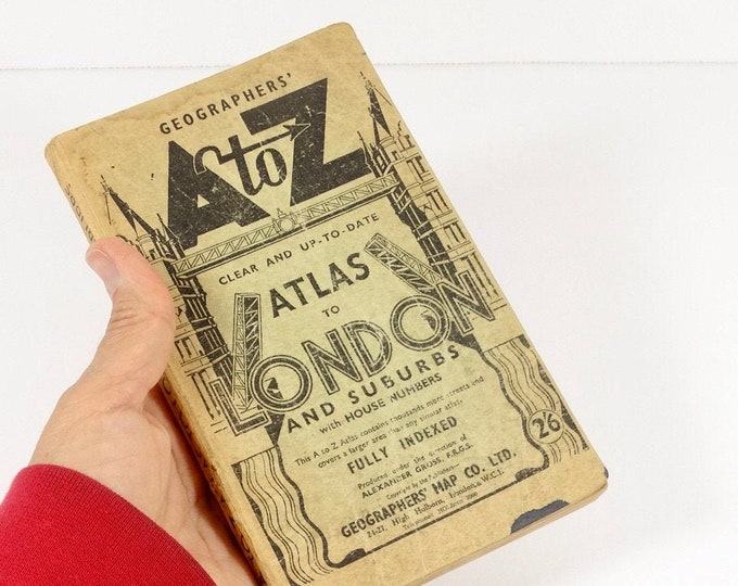 Vintage London A-Z Geographers' A to Z Atlas to London and Suburbs ...