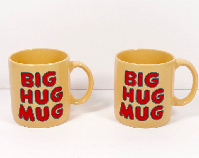Vintage Big Hug Mug Original Big Hug Mug Solid Individually True ... Vintage Big Hug Mug Original Big Hug Mug Solid Individually True ...