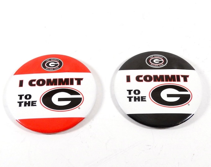 UGA I Commit to the G Button University of Georgia - Sold Individually ...