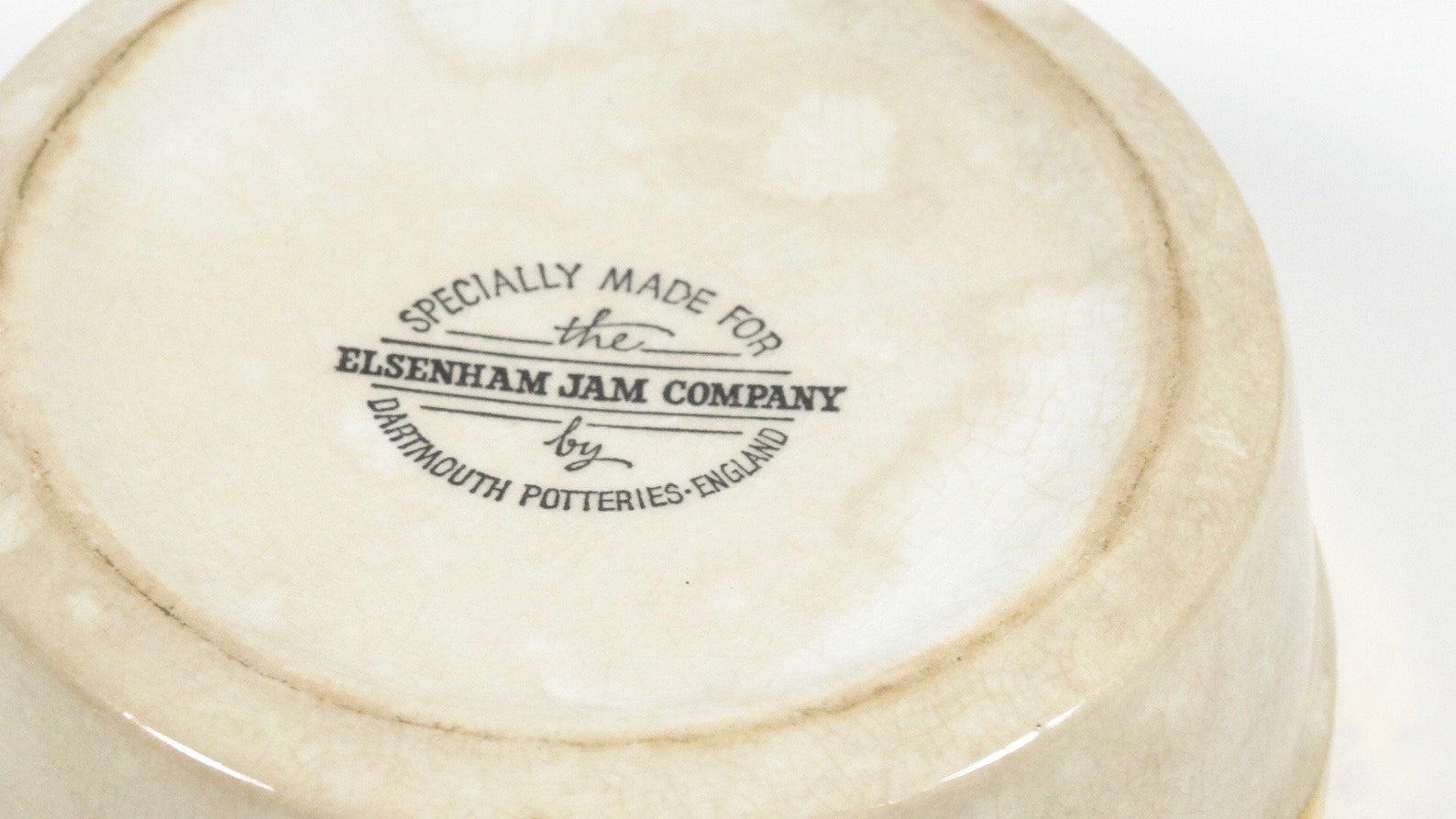 Antique Jam Dish Elsenham Jam Company Dartmouth Potteries - Etsy