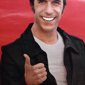 Original 1976 the Fonz Poster Fonzie Poster - Henry Winkler Fonzie ...
