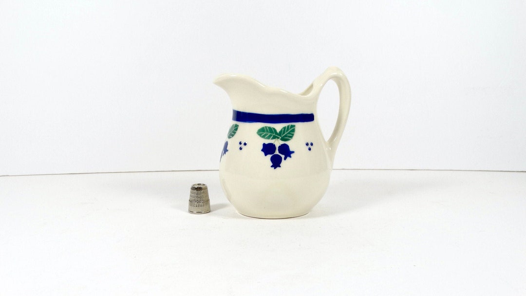 Blueberry Pitcher - Syrup Pitcher - Heartstone Pottery - Small Ceramic ...