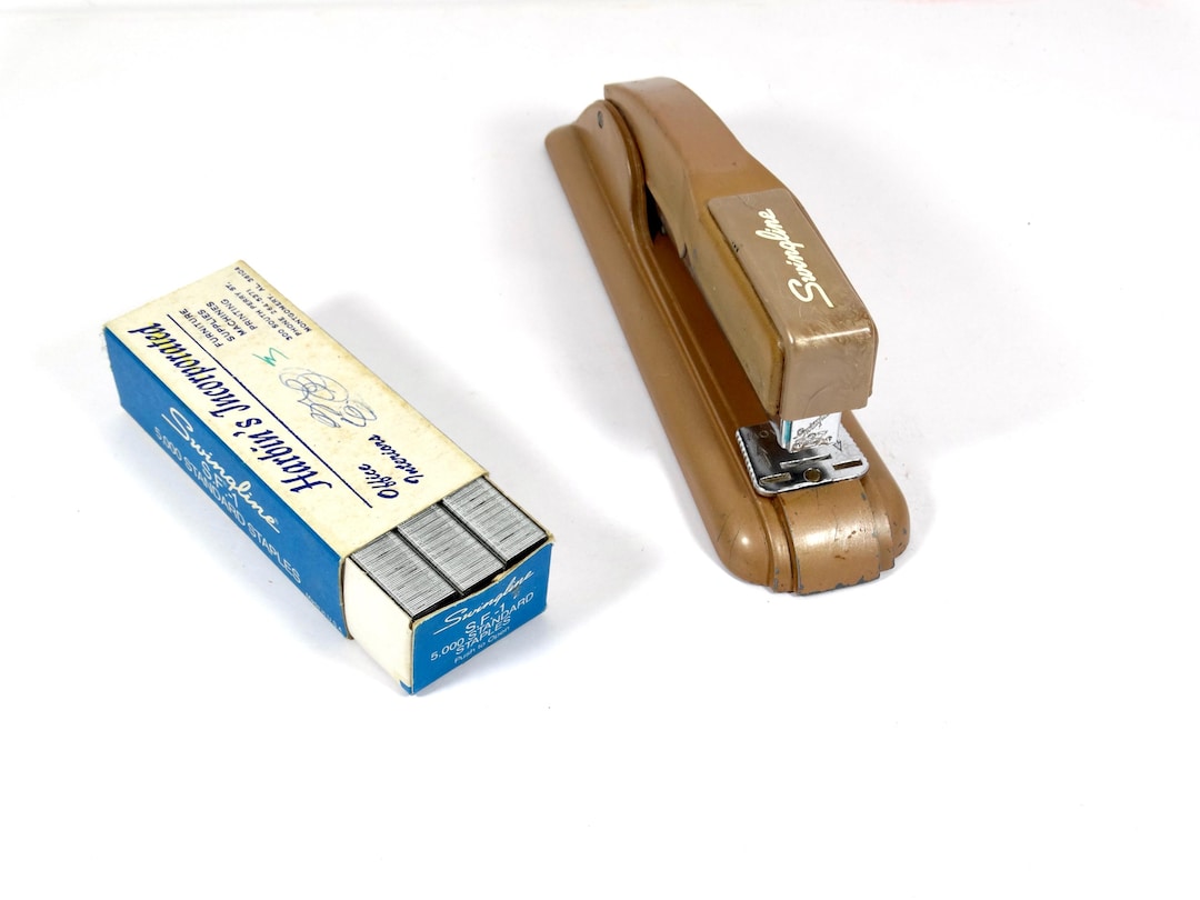 Vintage Swingline Stapler With Staples - Midcentury Stapler Vintage ...