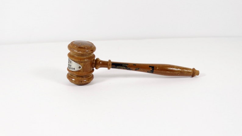 Vintage Honorary Gavel Wood Ceremonial Gavel Macon GA 1960s - Etsy