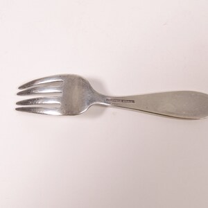 Vintage Rogers Sterling Silver Baby Fork Toddler Fork Alphabet Fork ...