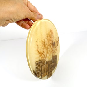 1970s Resin Trivet 1970s Decor 70s Home Decor 1970s Kitchen Resin ...