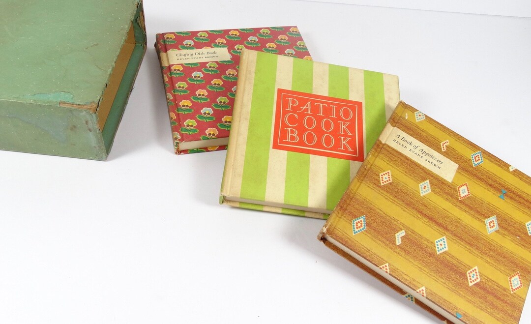 60s Cookbook Set Hardcover Cookbooks, Helena Brown Cookbook Collection ...