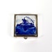 Vintage Delft Snuff Box Delft Tile Pill Box Holland Snuff Box Holland ...