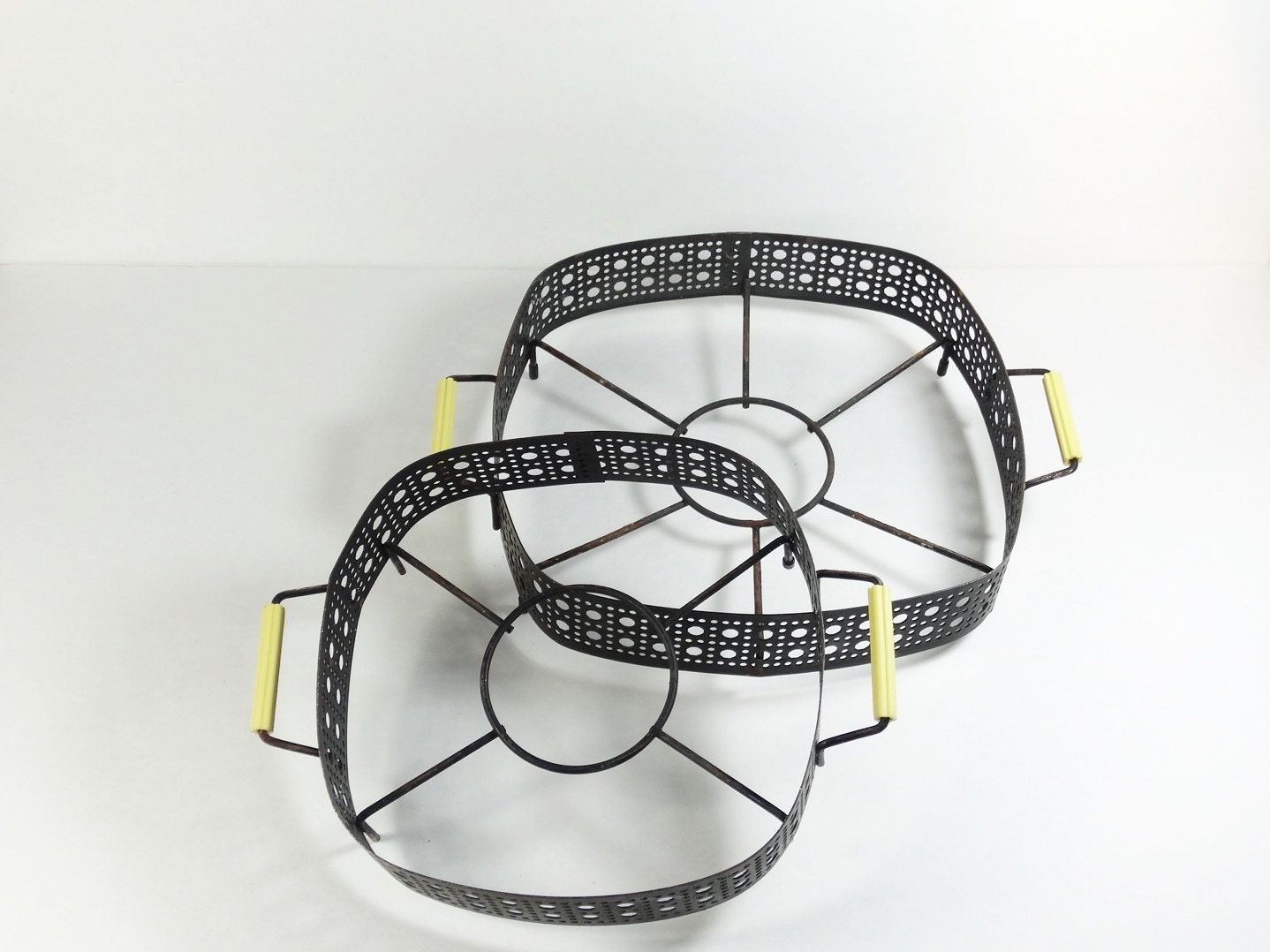 Set of Two Metal Lattice Pyrex Casserole Holders - Etsy