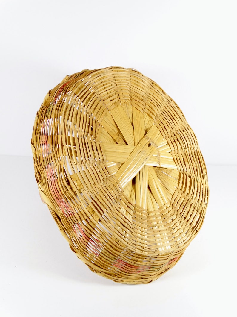 1950s-1960s Easter Basket Vintage Easter Basket Vintage Wicker Basket ...