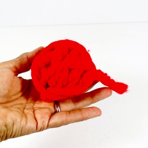 1970s Fuzzy Yarn Puffy Yarn Single Piece 15' 1970s Giftwrap 70s Hair ...