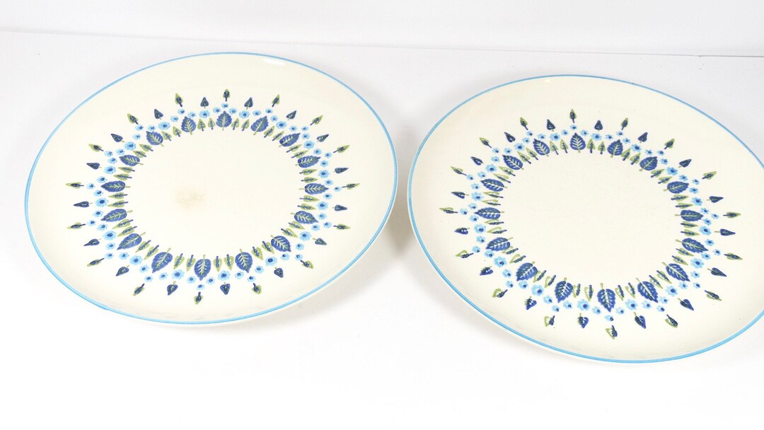 Vintage Alpine Chalet Plates Swiss Chalet Plate Set Stetson Marcrest ...